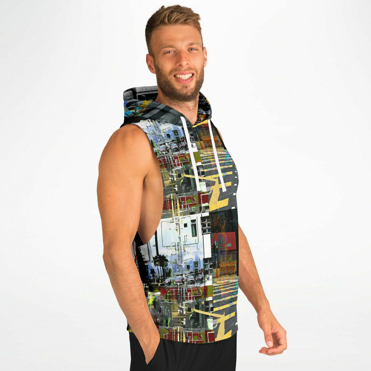 Traffic Lights Athletic Drop Armhole Hoodie – Designsbyalby